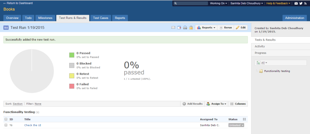 Introduction To TestRail: A tool for writing and managing test cases ...