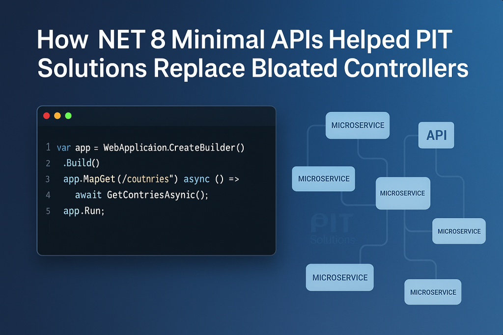 How .NET 8 Minimal APIs Helped PIT Solutions Replace Bloated ...
